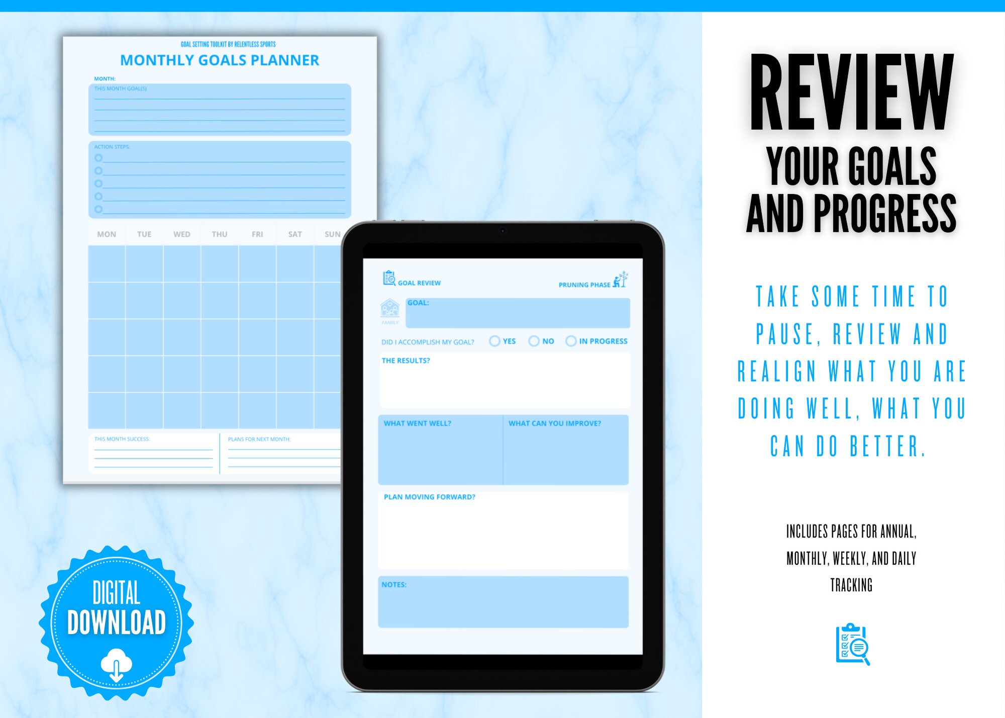 Goal Setting Toolkit | SMART Goal Setting Worksheets | Goal Setting ...