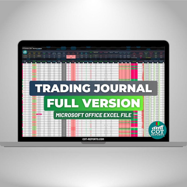 Trading Journal Spreadsheet [excel] - Etsy