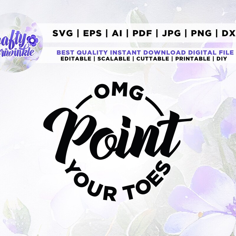 Omg Point Your Toes - Etsy