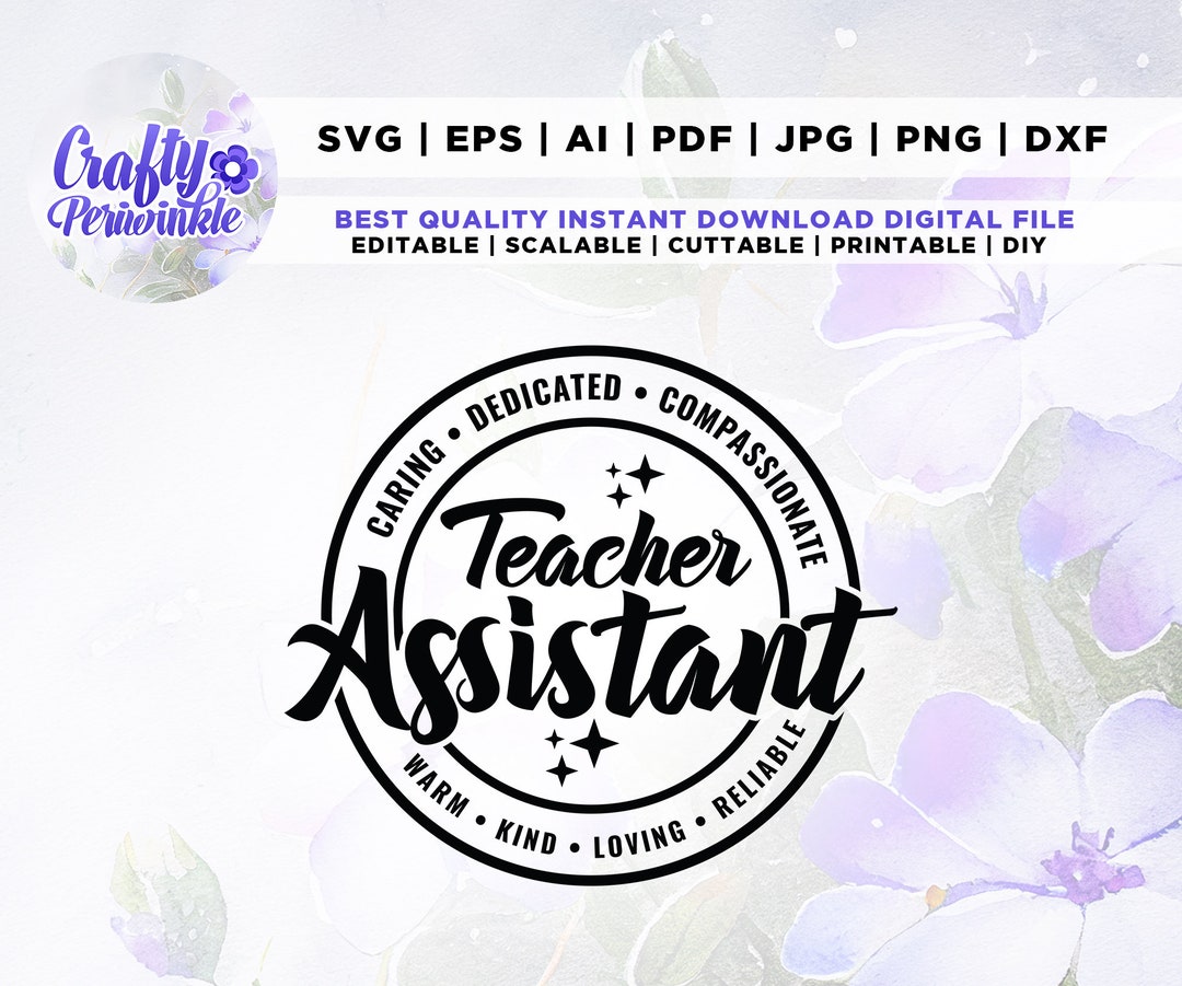 Teacher's Assistant Svg, Teacher's Aide Svg, Teacher Aid Svg, Teachers ...