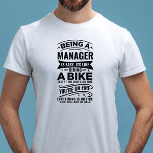 Being a Manager is Easy, It's Like Riding a Bike Svg, Boss Svg, Cricut ...