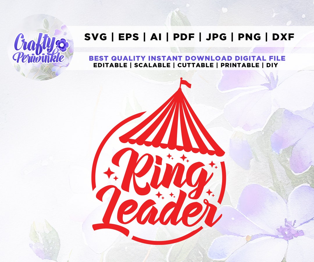 Ring Leader Svg, Cricut, Silhouette, Cricut, Png, Svg, Circus Birthday ...