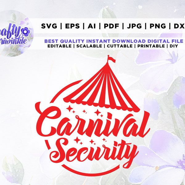 Circus Security Png - Etsy