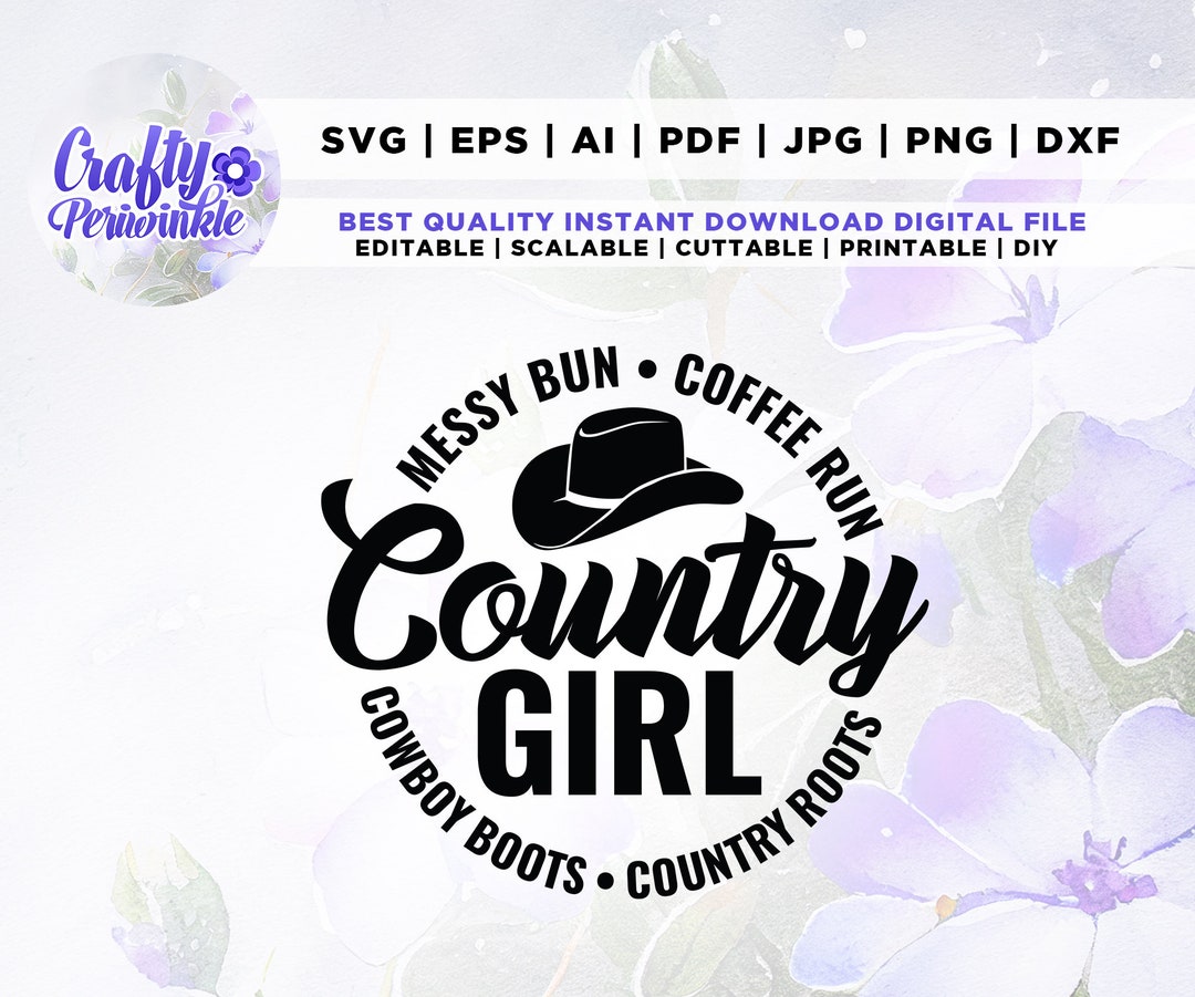Country Girl Svg, Country Svg, Png, Svg, Country Girl Png, Country ...