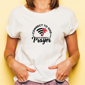 Connect to God the Answer is Prayer Svg, Worship Jesus Svg, Faith and ...