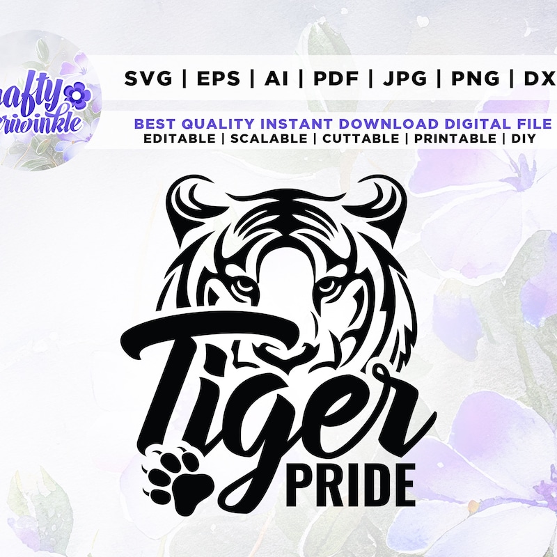 Tiger Svg - Etsy