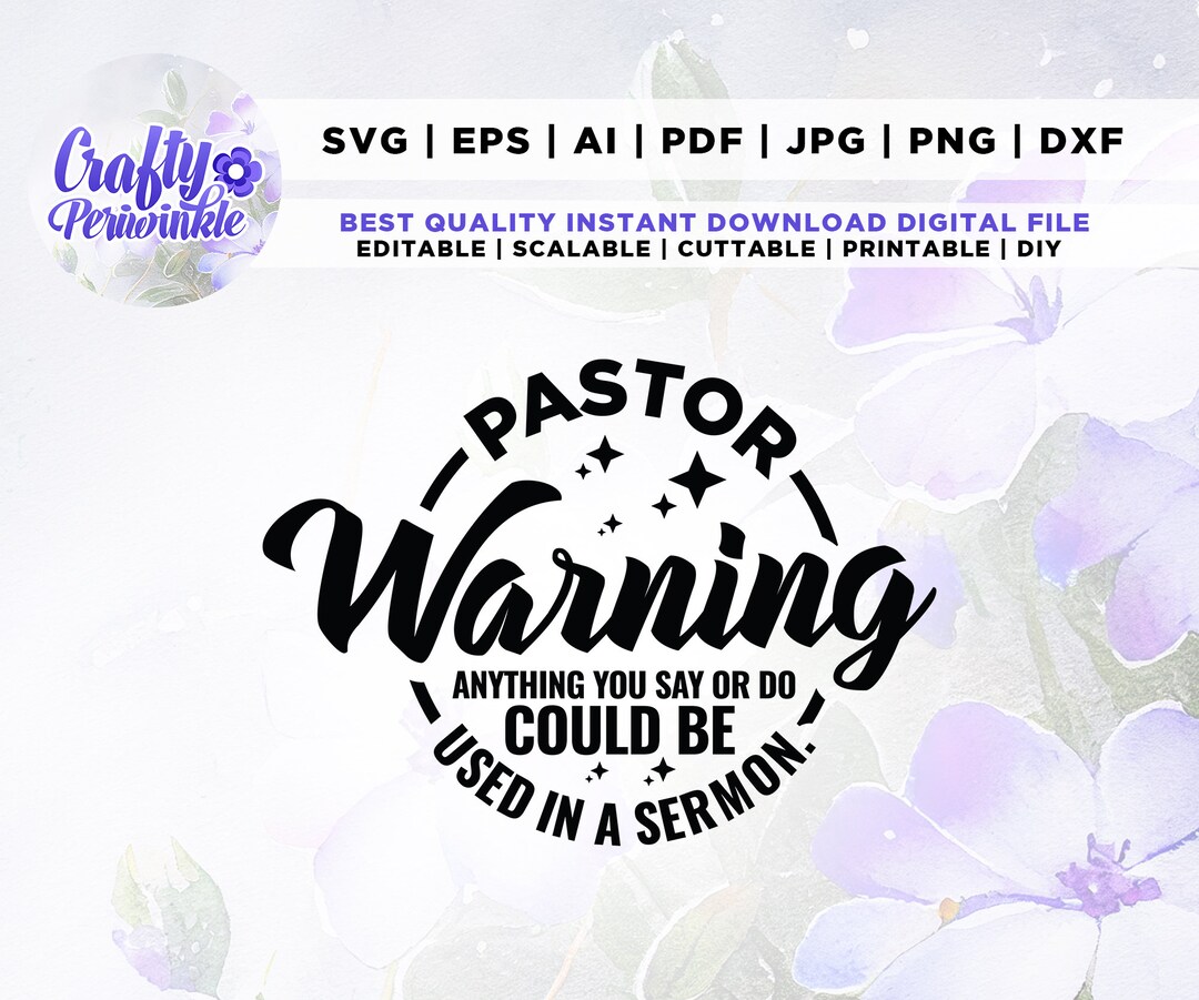 Pastor Svg, Funny Pastor Svg, Sermon Svg, Christian Svg, Worship Svg ...