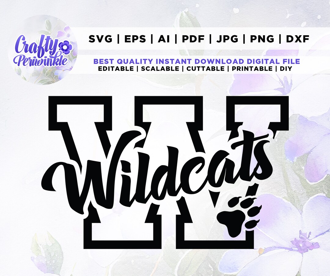 Wildcats SVG, Wildcats Football, Wildcats Baseball, Wildcats Soccer ...