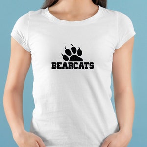 Bearcats Svg, Bearcat Svg, Mascot Svg, School Svg, T-shirts ...