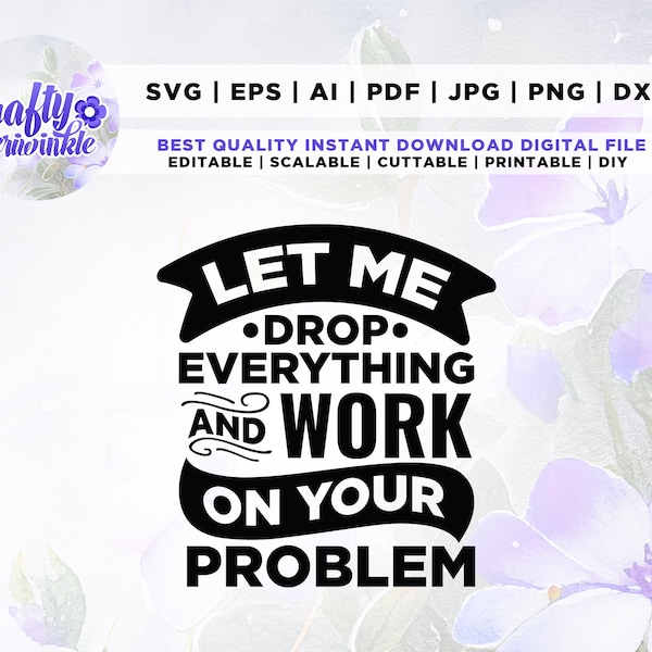 Funny Work Svg - Etsy