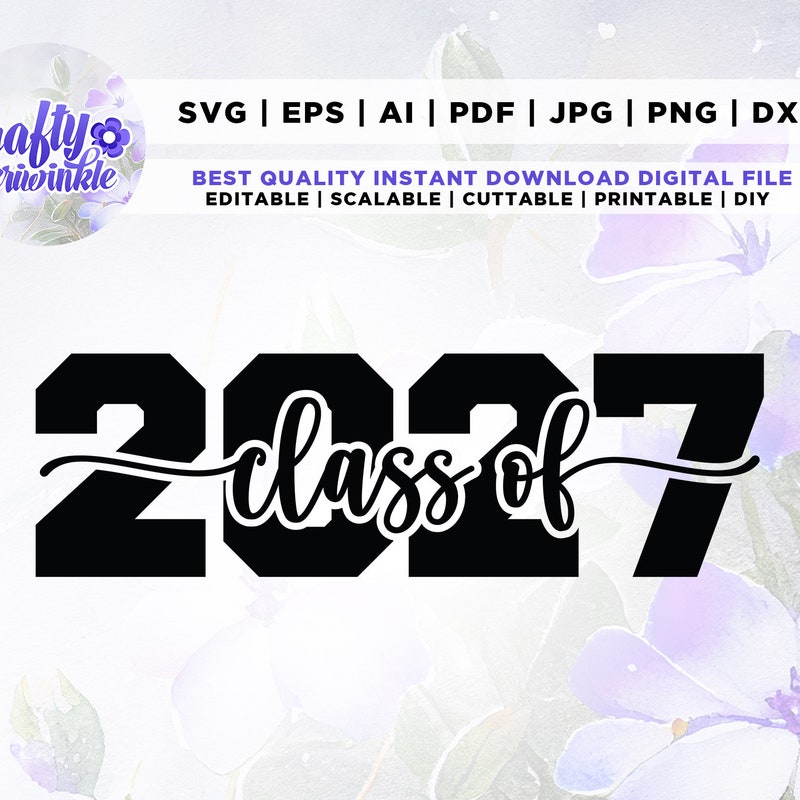 Class of 2027 Stencil - Etsy