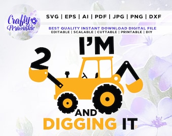 2 Years Old Svg 2nd Birthday SVG Second Birthday Svg - Etsy