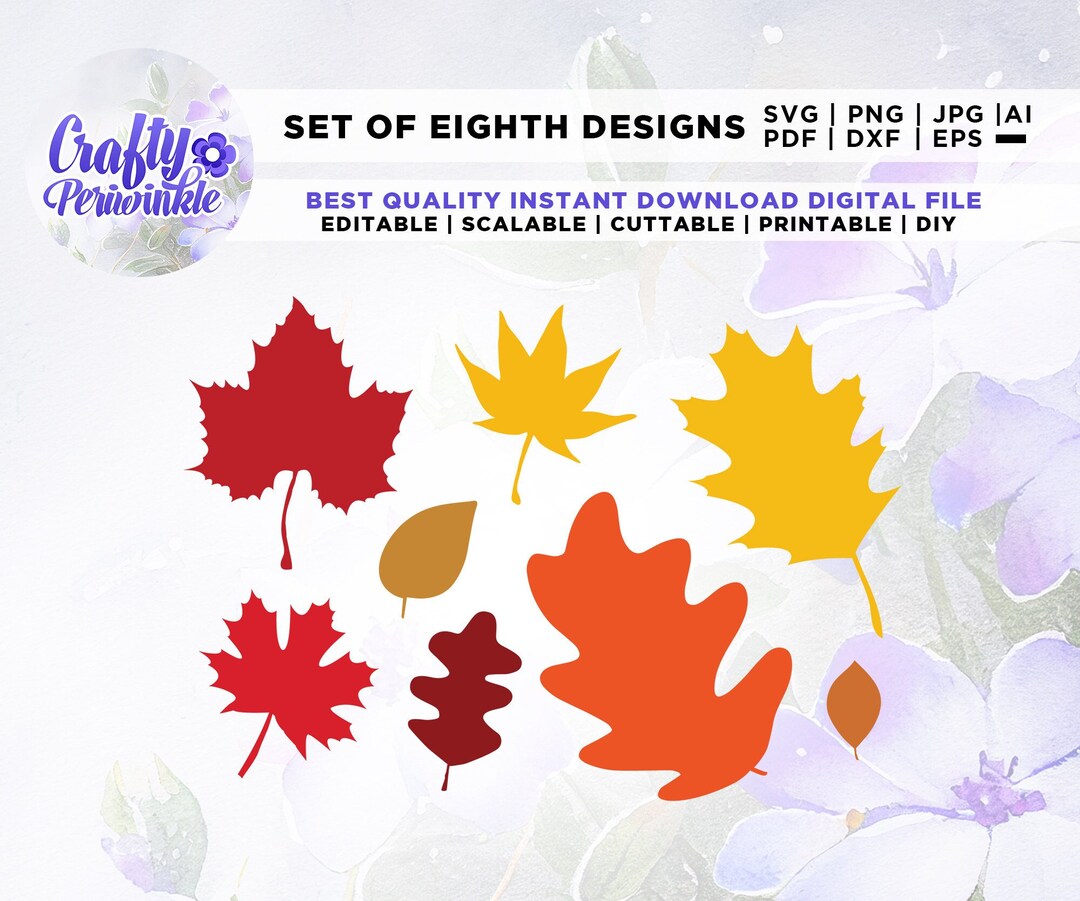 Fall Leaves Svg, Fall Svg, Fall Leaf Svg Bundle, Cricut, Silhouette ...