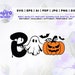 Boo SVG, Pumpkin Svg, Spider Web Svg, Bat Svg, Cricut, Png, Halloween ...