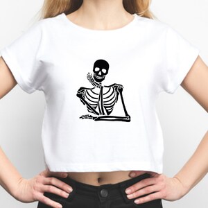 Bored Skeleton Svg, Funny Gothic Svg, Silhouette, Png, Cricut, Png, Svg ...