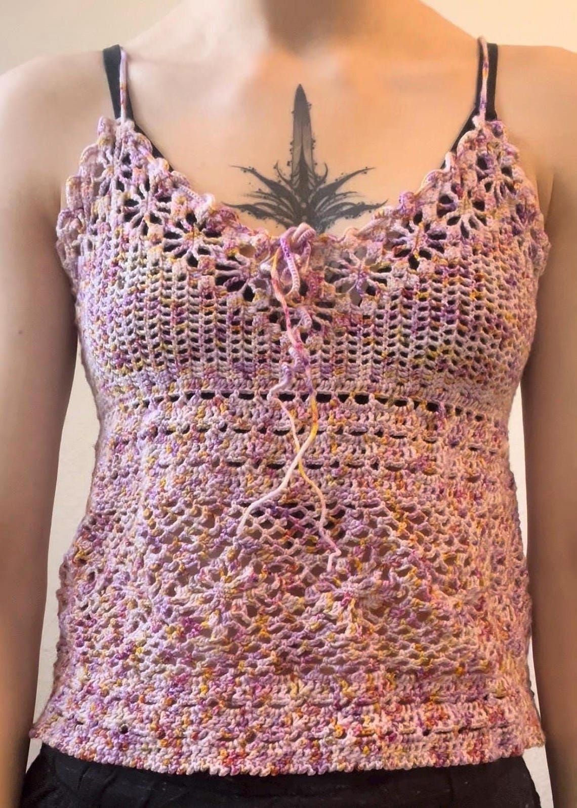 Flower Top Crochet Pattern - Etsy