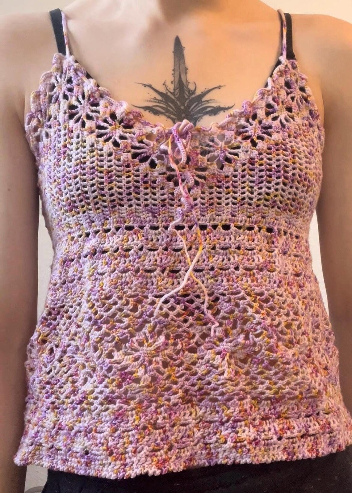 Flower Top Crochet Pattern - Etsy