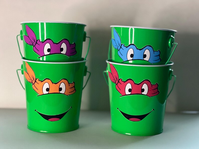Turtle Party Pails - Etsy