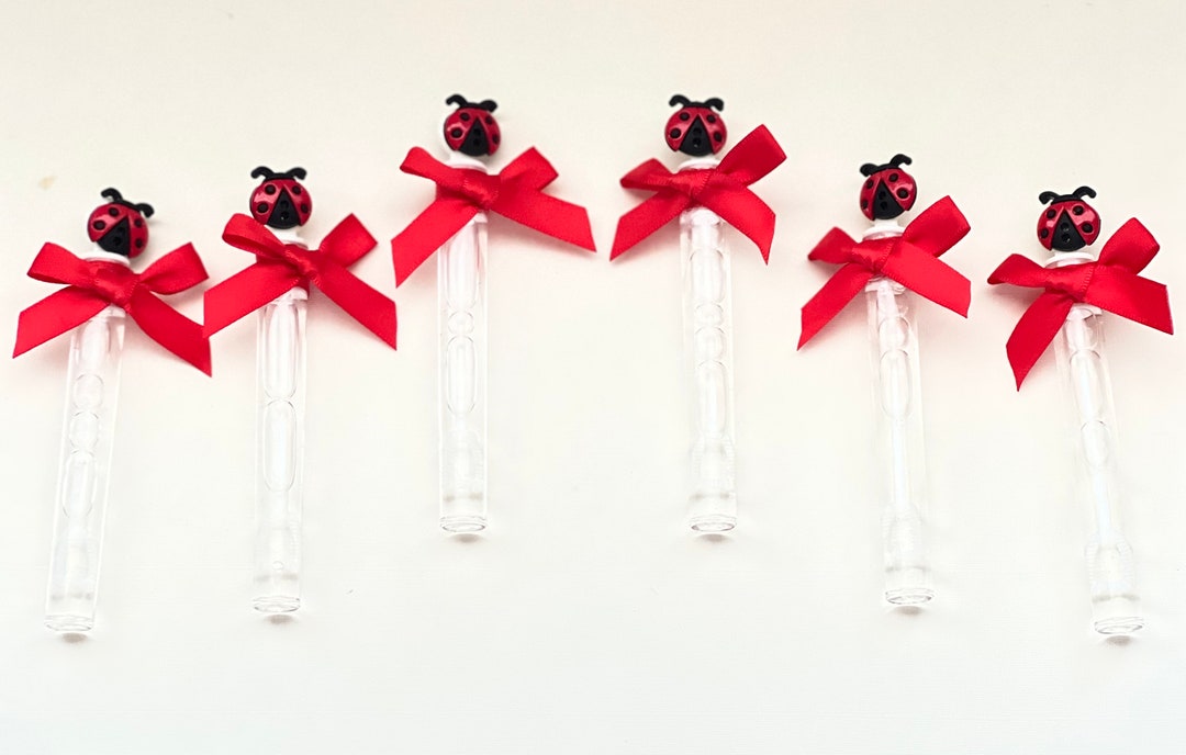 Ladybug Bubble Wands, Party Favors - Etsy