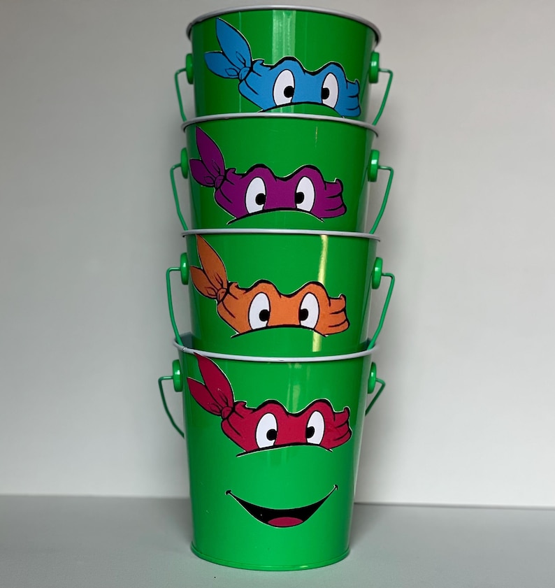 Turtle Party Pails - Etsy