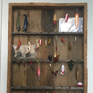 Vintage Fishing Lure Display - Etsy