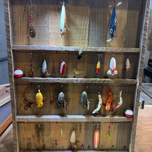 Vintage Fishing Lure Display - Etsy