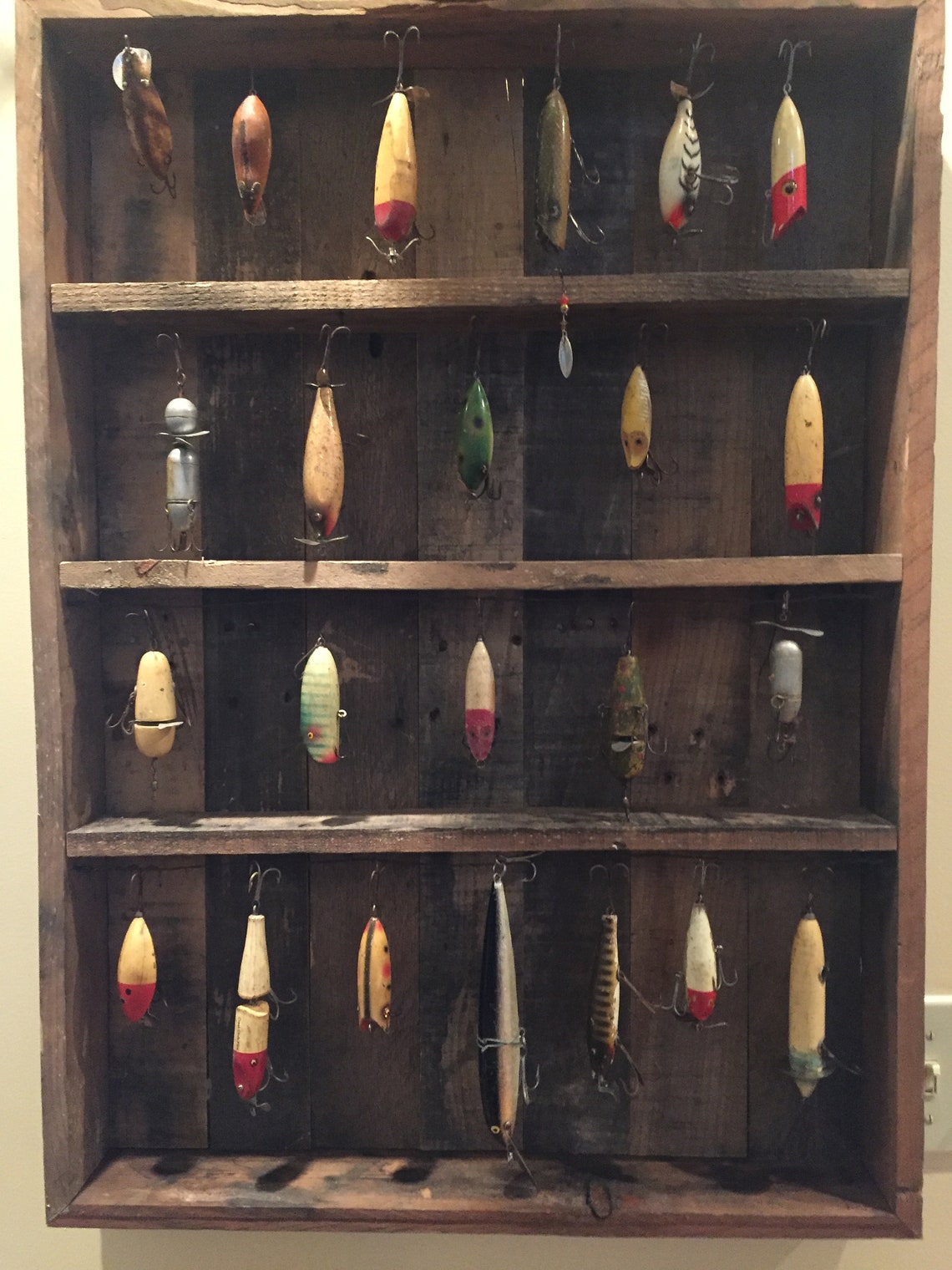 Vintage Fishing Lure Display - Etsy