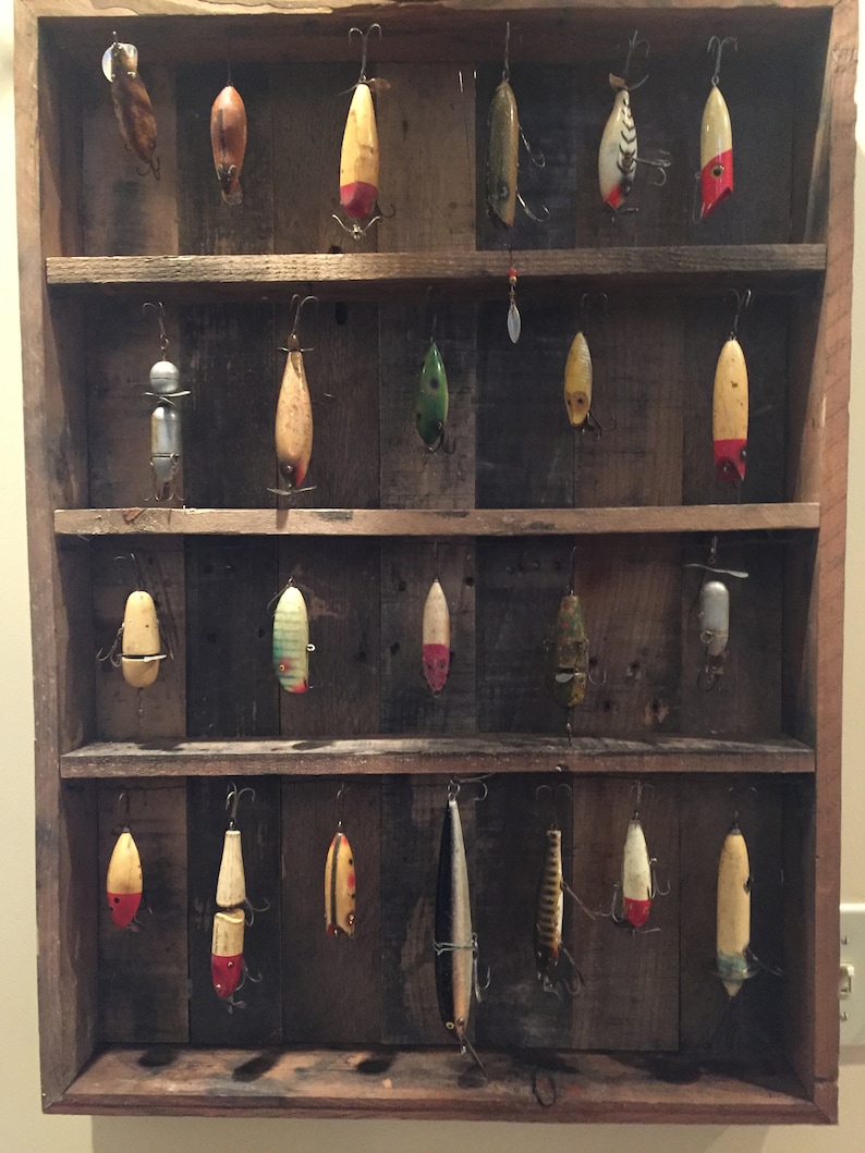 Vintage Fishing Lure Display - Etsy