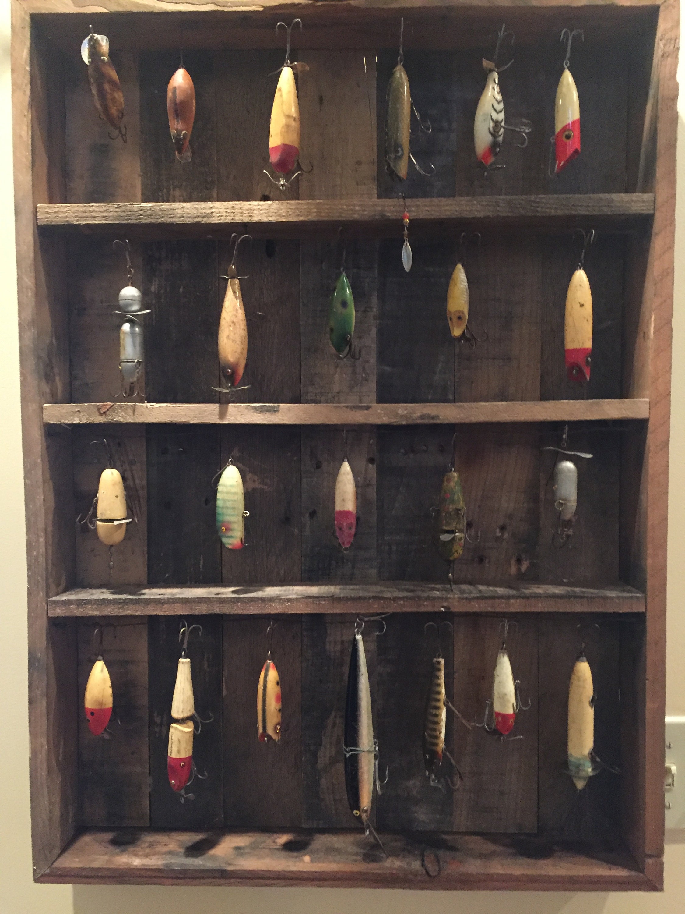 Vintage Fishing Lure Display - Etsy