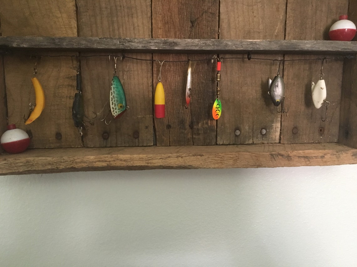 Vintage Fishing Lure Display - Etsy