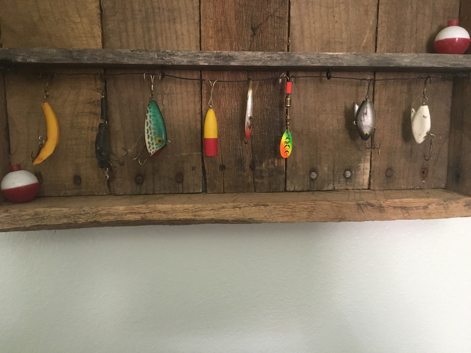 Vintage Fishing Lure Display - Etsy