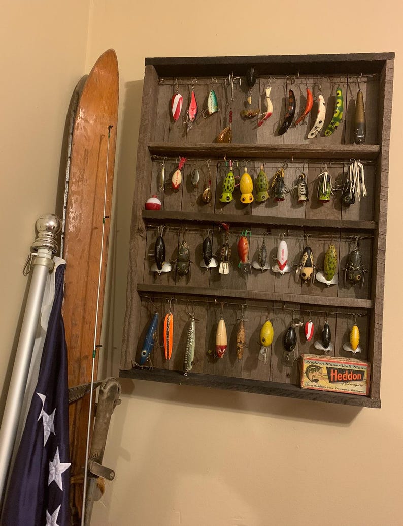 Vintage Fishing Lure Display - Etsy