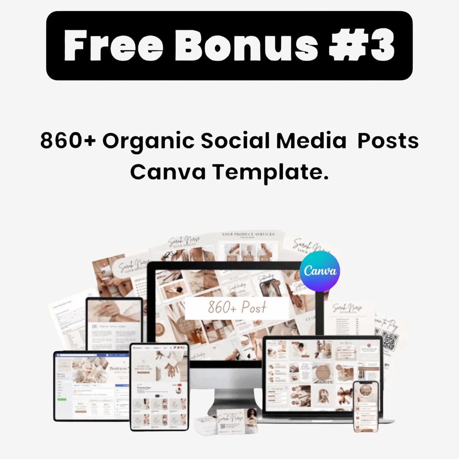 1000+ Meta Ad Templates Canva Bundle: Marketing & Email (PLR/MRR) - Etsy