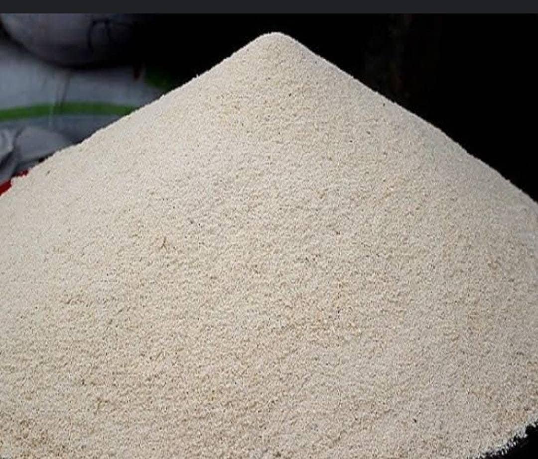 Garri Ijebu, Dry Crispy Cassava Flake for Swallow, Nigerian Food, White ...