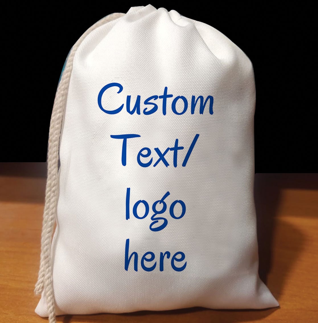 Personalize Drawstring Bag With Logo Business Logo Bag Custom Company ...