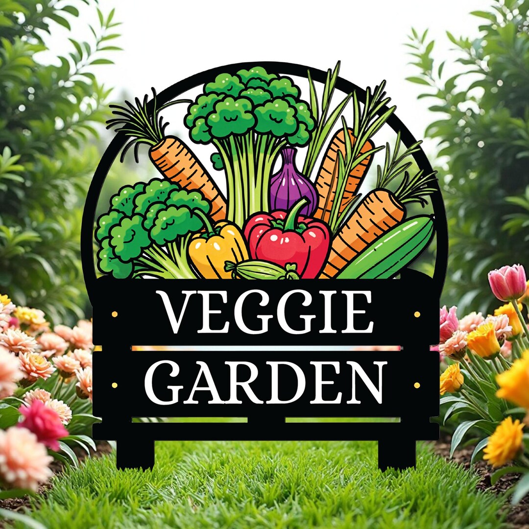 Custom Vegetable Garden Stake: Personalized Home & Yard Decor - Etsy