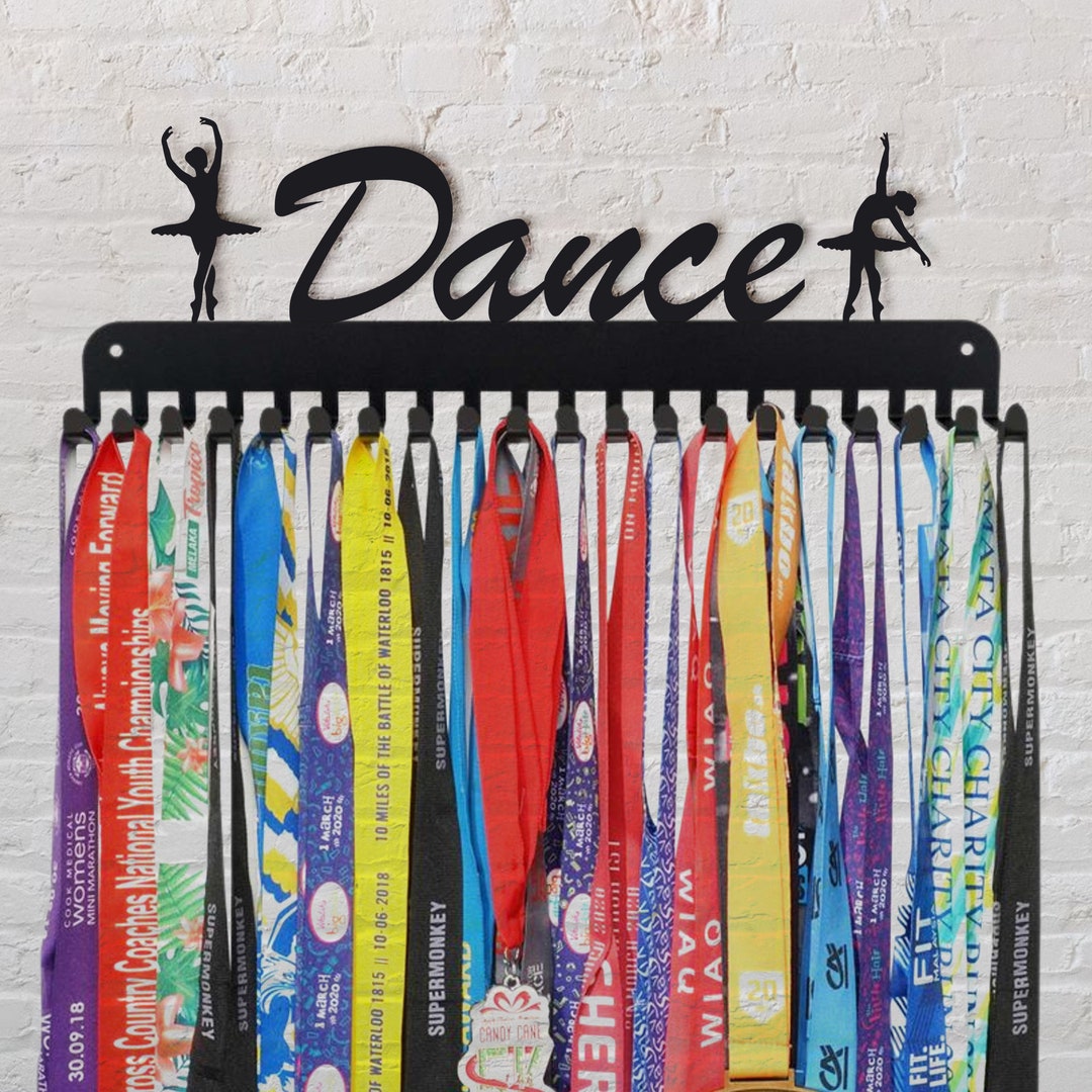 Dance Lover Medal Holder - Dancer Sign Metal Display Rack Sports ...