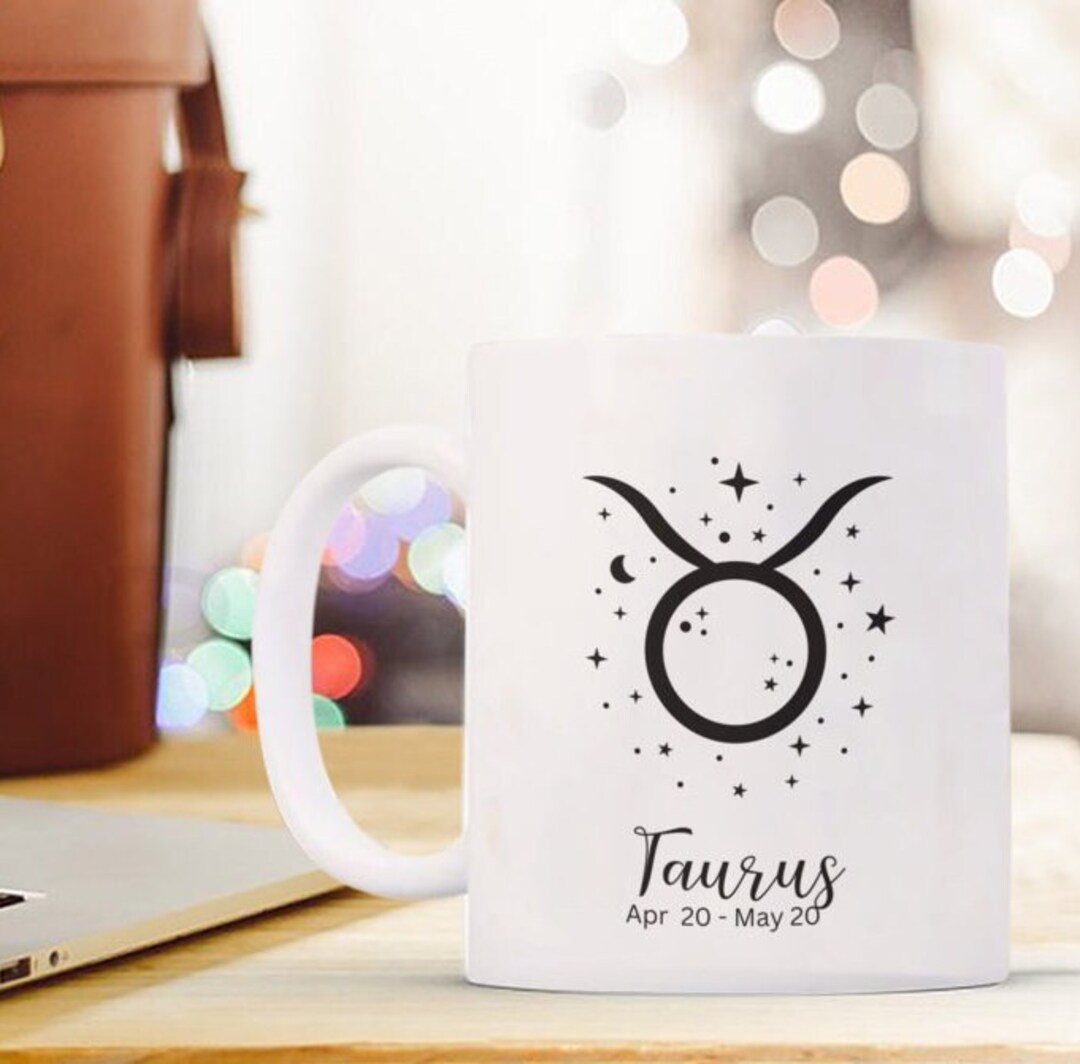 Taurus Zodiac Mug, Middle Finger, Zodiac Witchy Sign, Sarcastic Saying ...