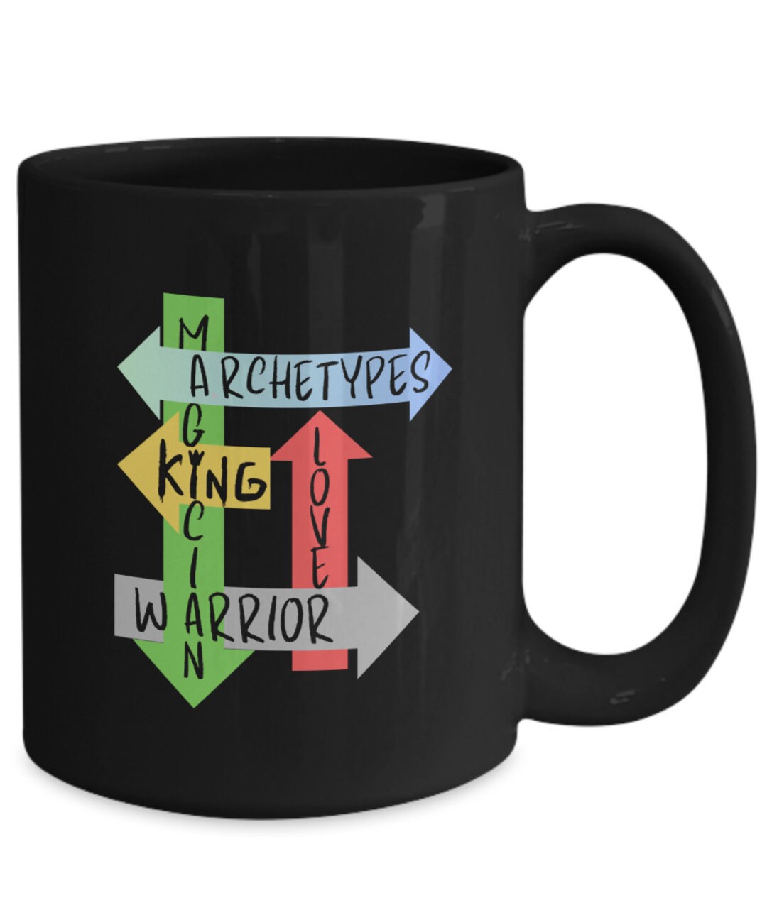 Archetypes Mug King Warrior Magician Lover Black Coffee Cup Gift - Etsy