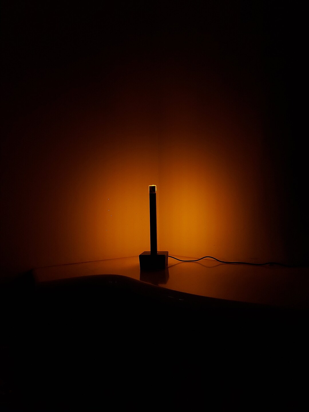 Small Corner Lamp, Bedside Lamp, Table Lamp With 12W RGB or Single ...