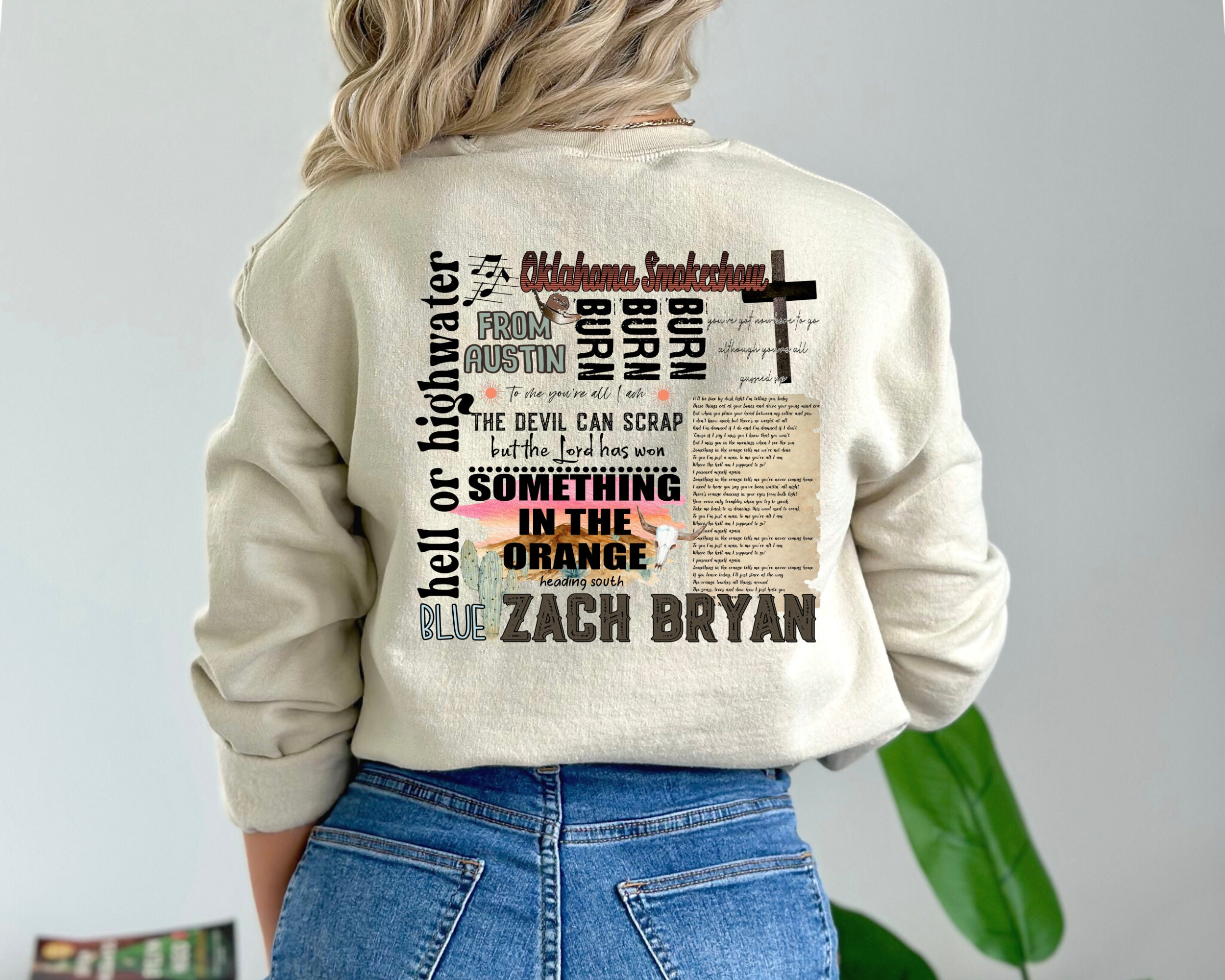 American Heartbreak Album Cover Sweatshirt, Zach Bryan Rap, Zach Bryan ...