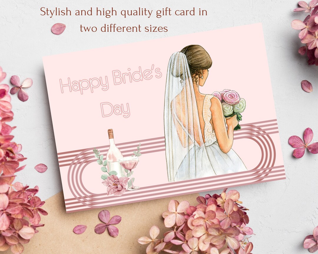 Bride to Be Card Printable Congratulations Weeding İnvitation Template ...