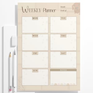 Printable Weekly Schedule Template Planner Aesthetic Ideas Planner ...
