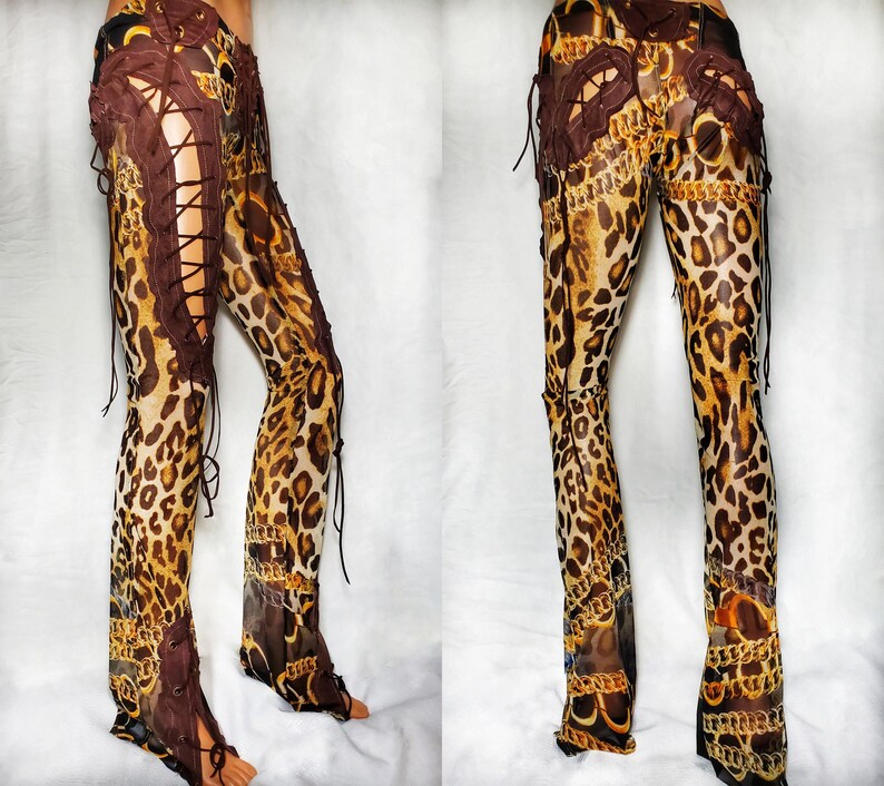 Devon Aoki 2 Fast 2 Furious Suki Outfit, Animal Print Leopard Mesh ...