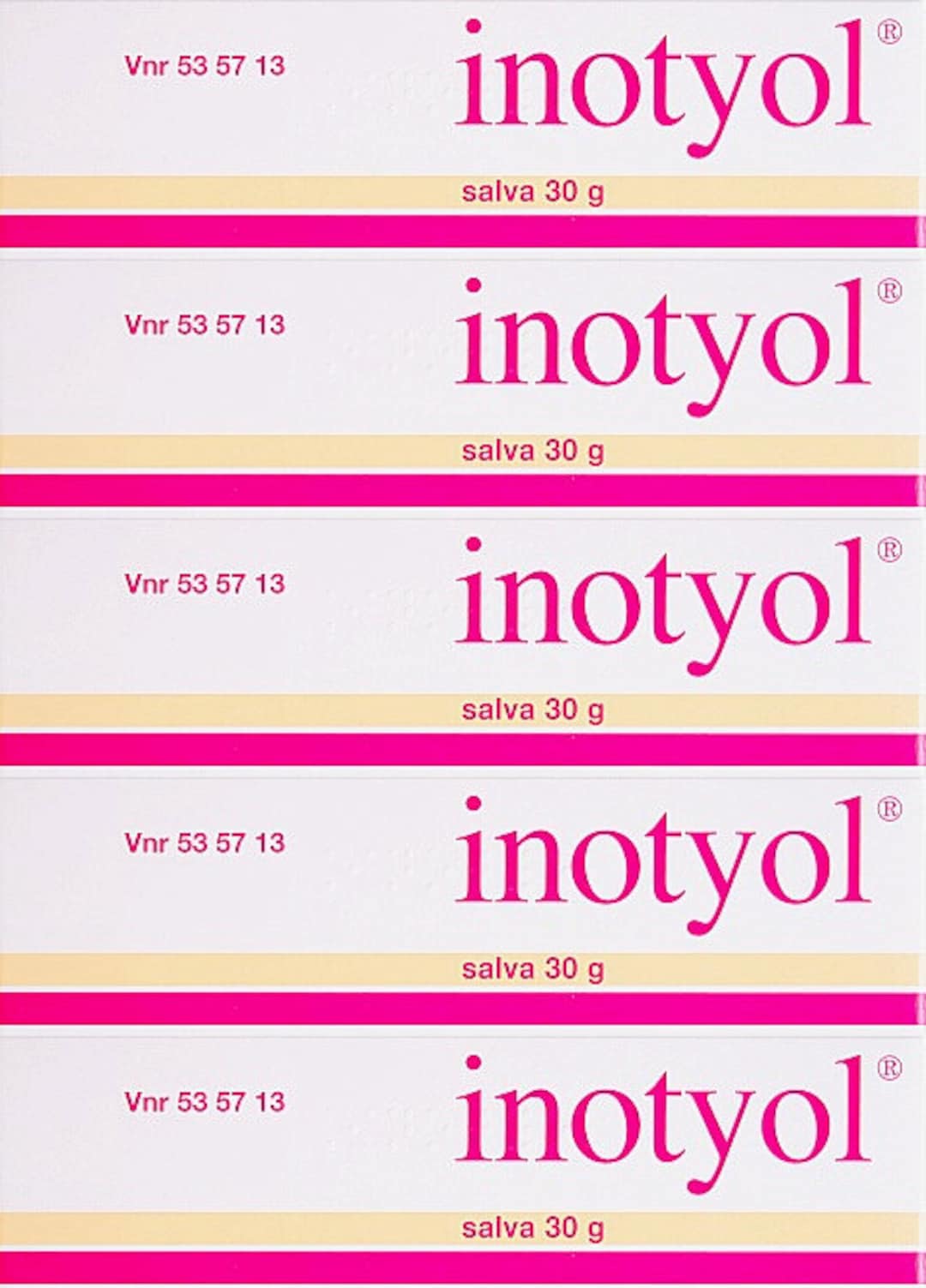 5pcs Inotyol Ointment Diaper Rash Treatment, Red Irritating Skin in ...