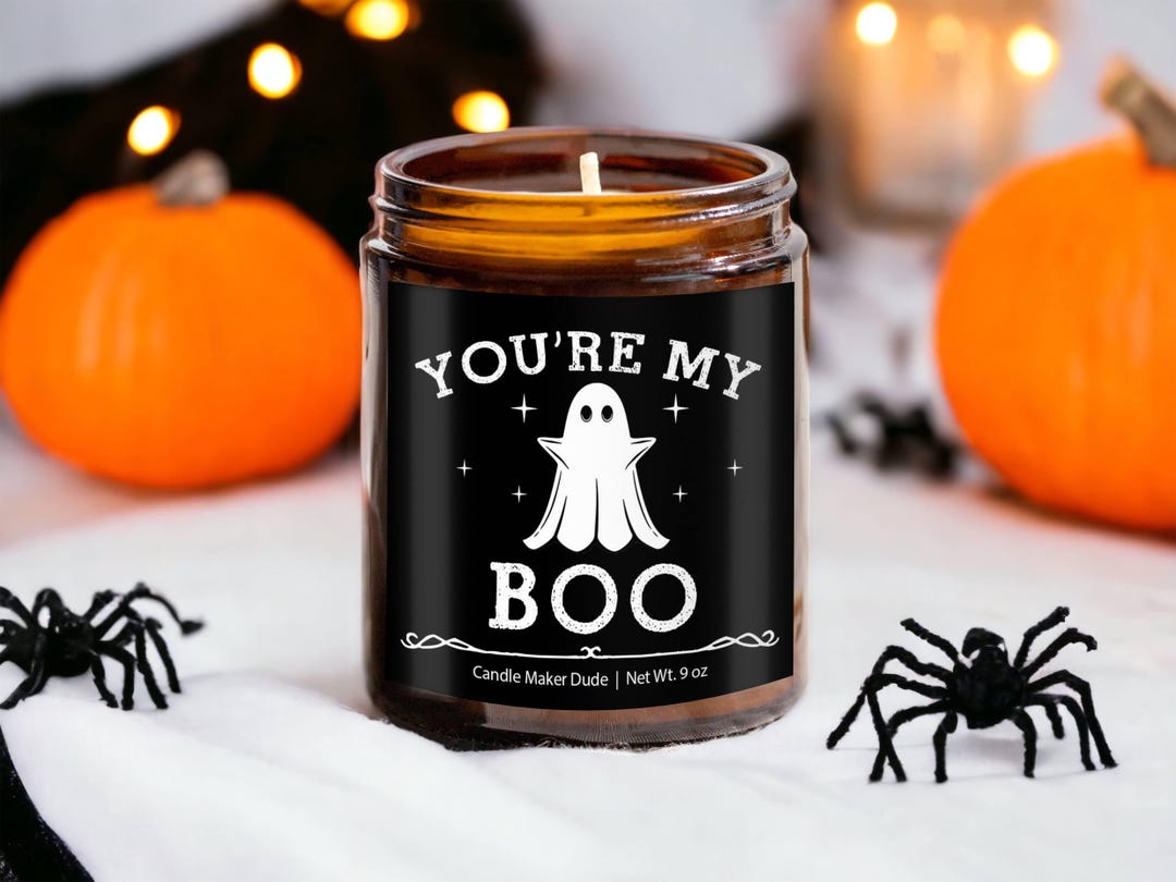You're My Boo Halloween Candle, Fall Candle Decor, Halloween Decor ...