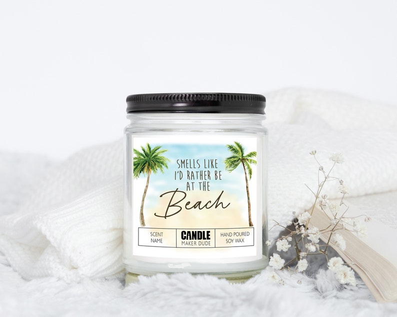 Smells Like I'd Rather Be at the Beach Funny Gift Ideas - Etsy