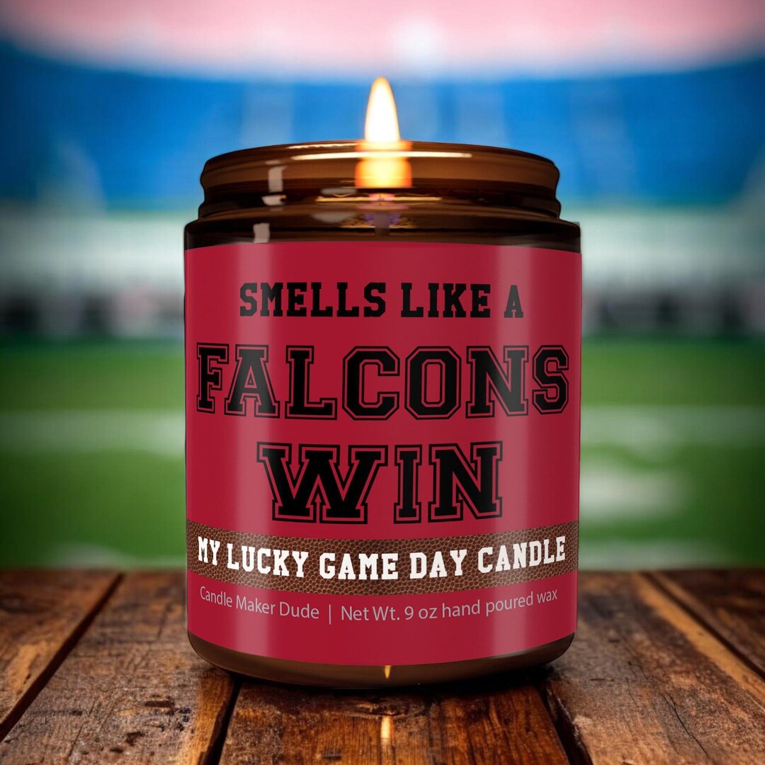 Smells Like a Falcons Win Candle, Atlanta Falcons Candle, Game Day ...
