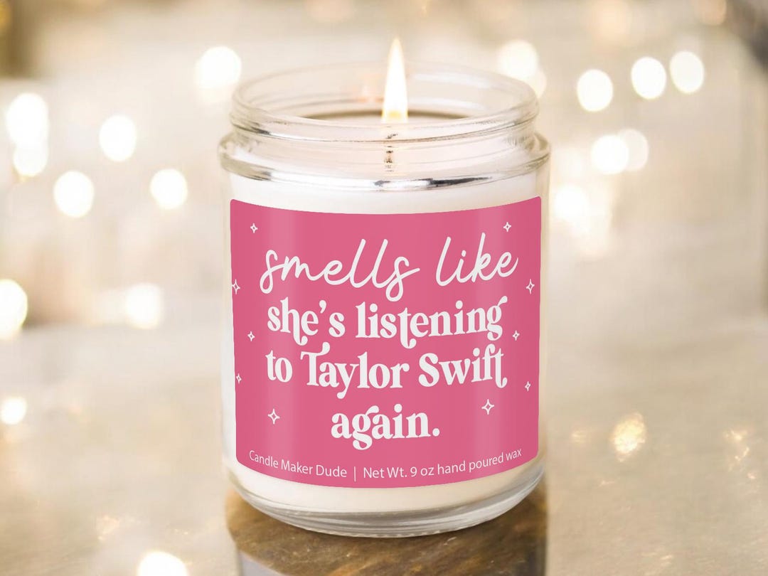 Taylor Swift Merch Taylor Swift Candle Taylor Swiftie Merch Taylor ...