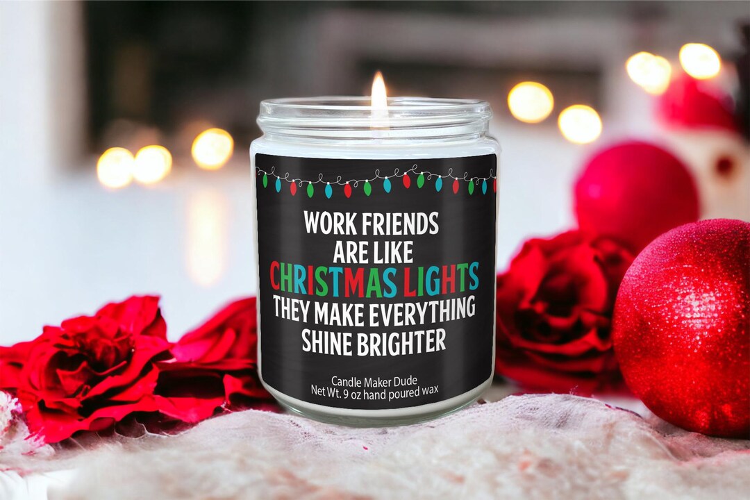 Merry Christmas Work Friend Christmas Gift Coworker Gifts Christmas ...